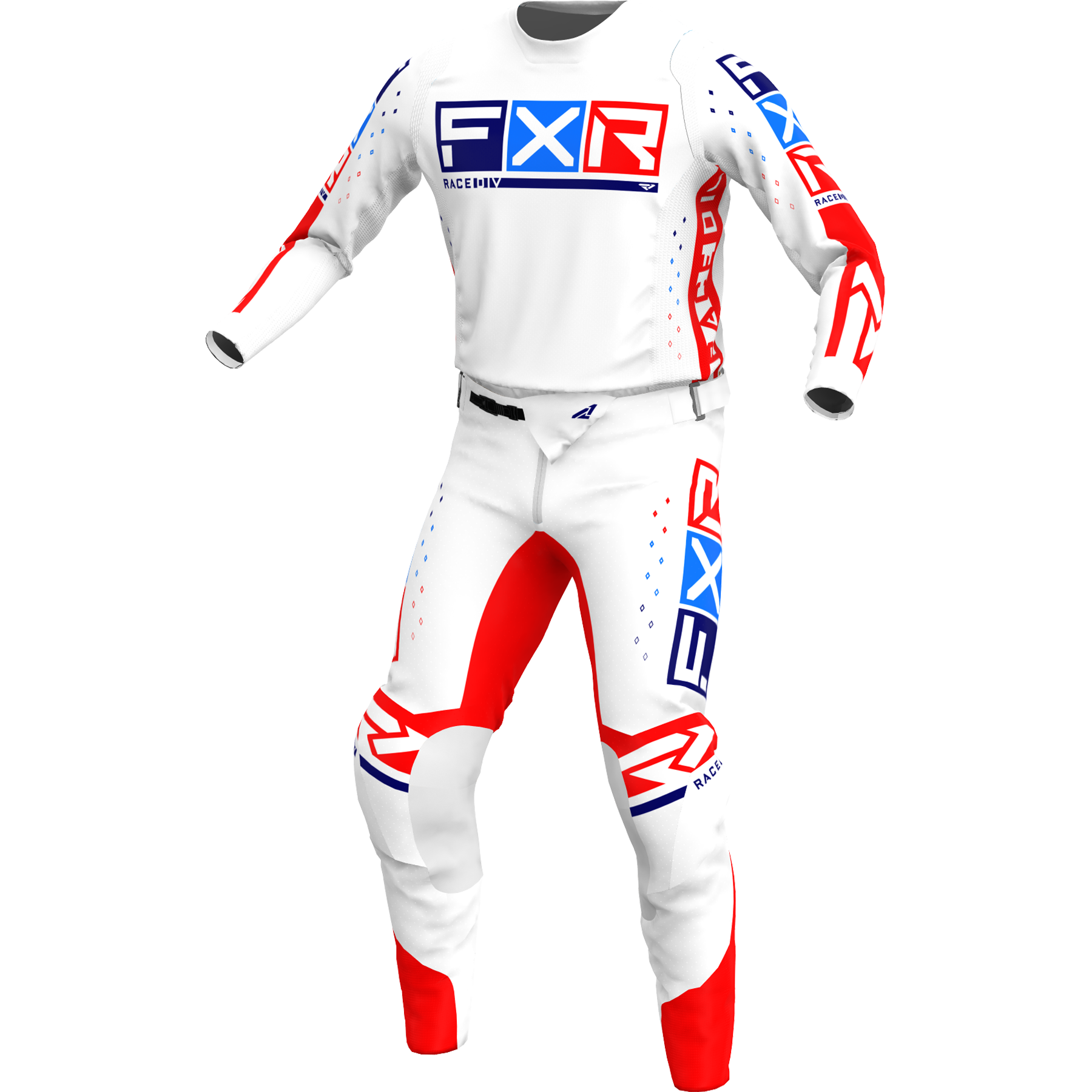 FXR Podium Pro LE Kit White/Red/Blue